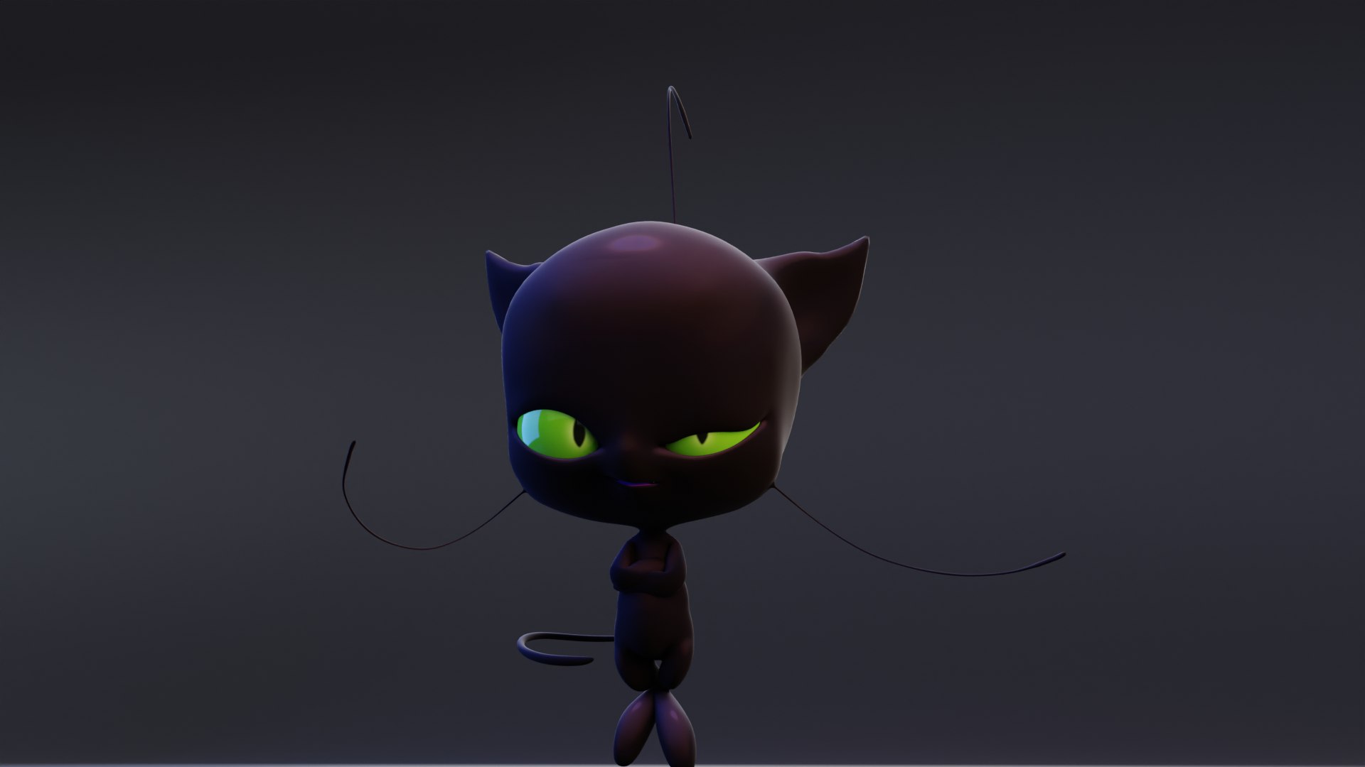3D Kwami Plagg Rigged Model - TurboSquid 2082509