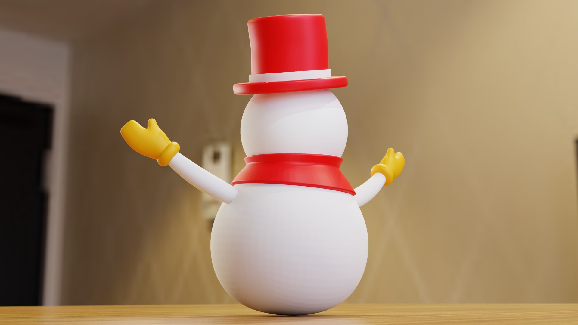 3D 3D Printable Snowman Model STL 3MF Files Included Model - TurboSquid ...