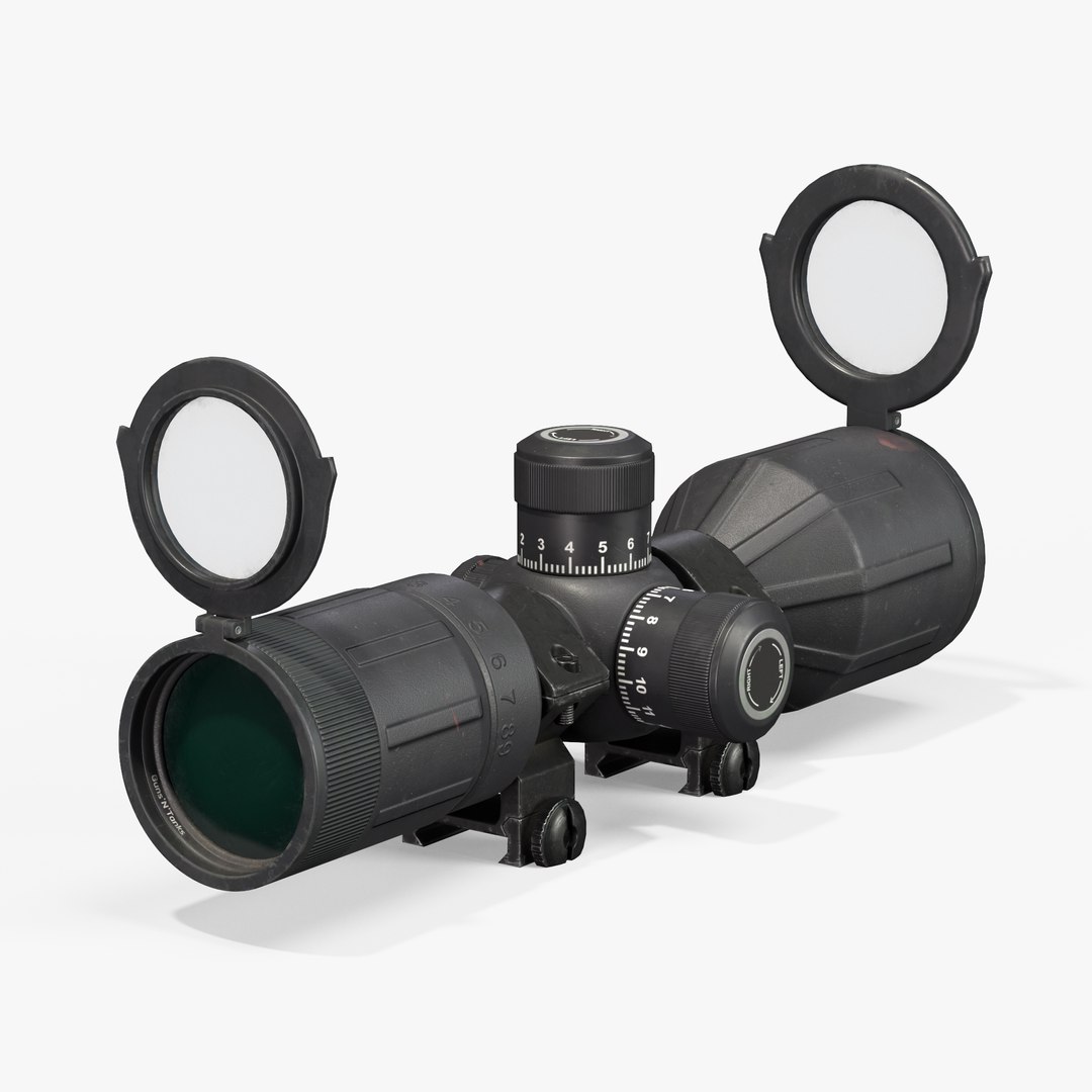 3D Rifle Scope 40mm Contour - TurboSquid 2186301
