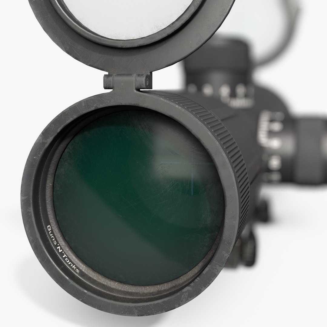 3D Rifle Scope 40mm Contour - TurboSquid 2186301