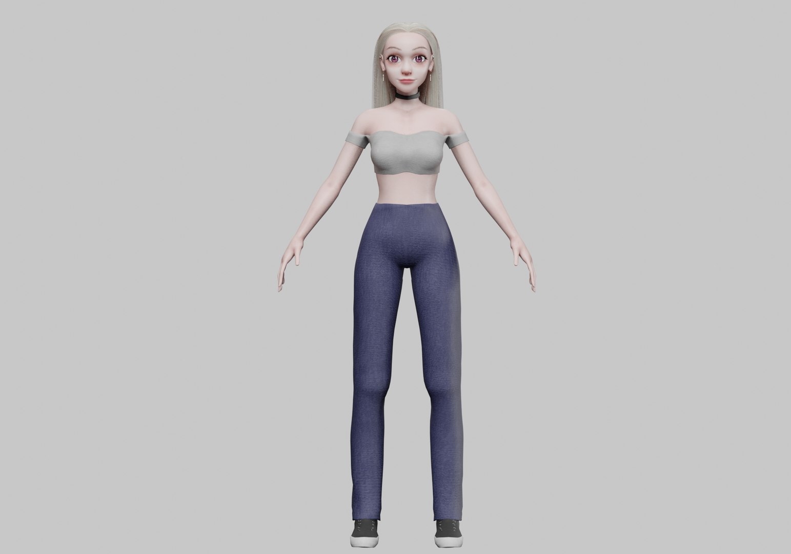 Cool Cute Woman V28304 3D Model - TurboSquid 2268781