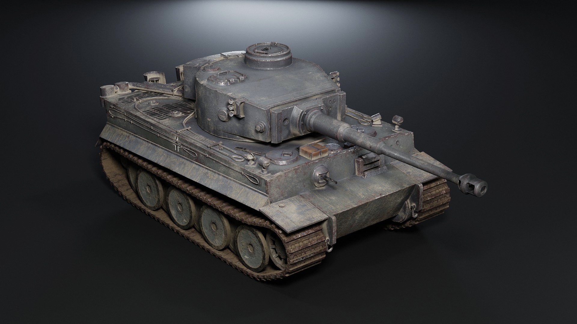 Tiger Tank Model - TurboSquid 1677623