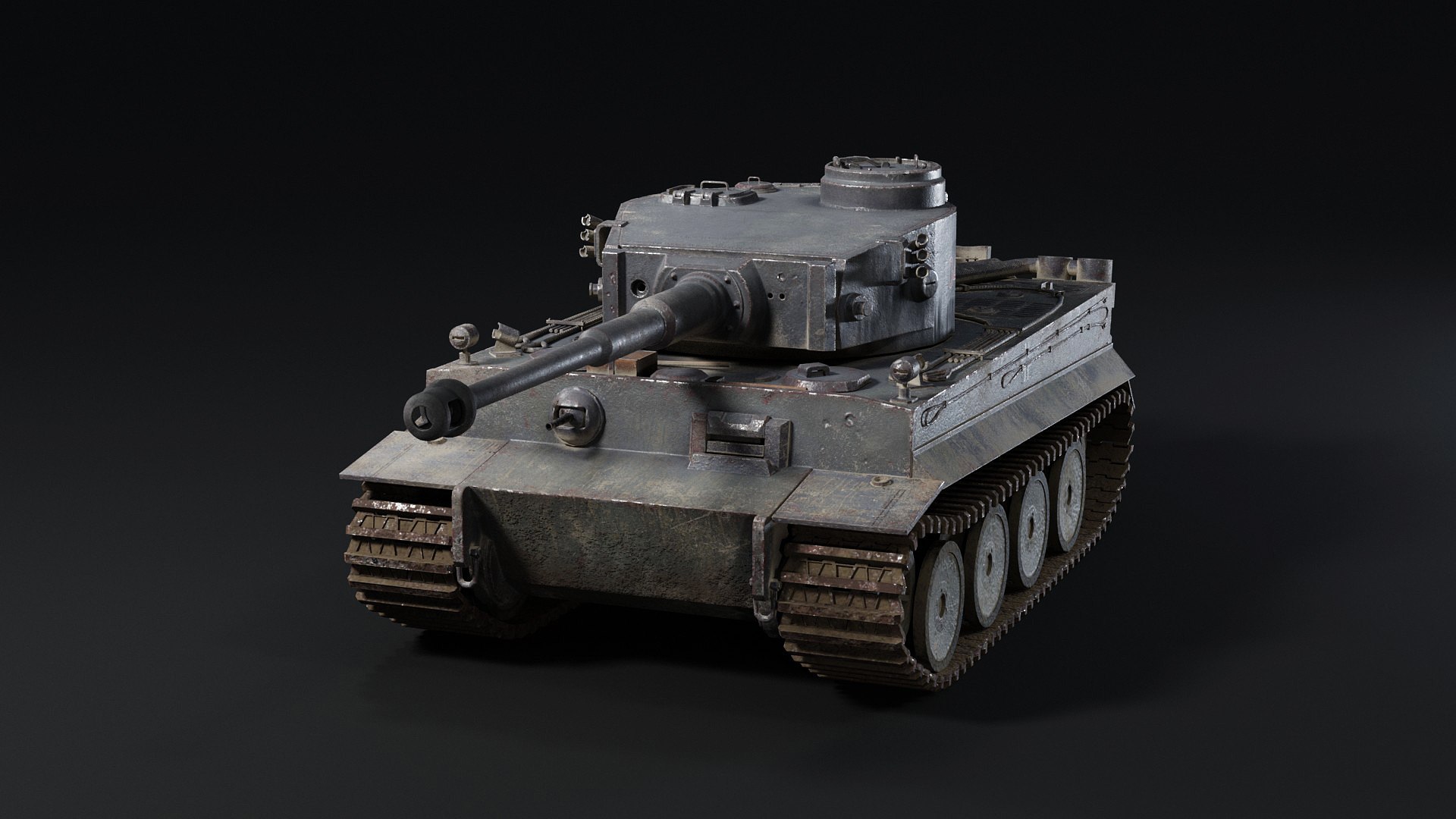 Tiger Tank Model - TurboSquid 1677623
