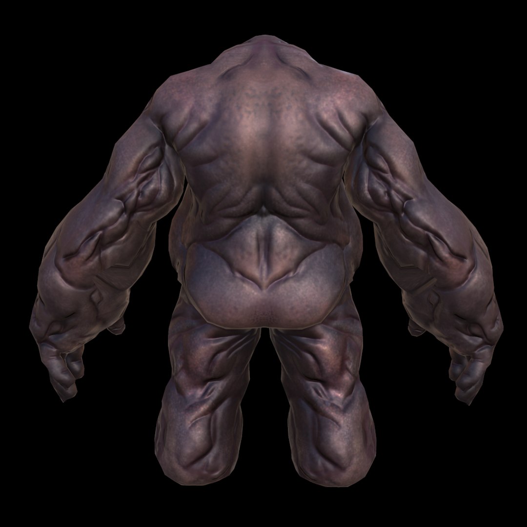 Character Creature Fat 3d Model