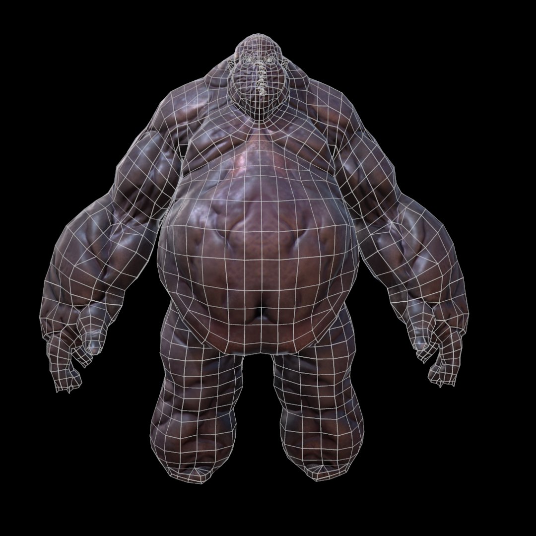Character Creature Fat 3d Model