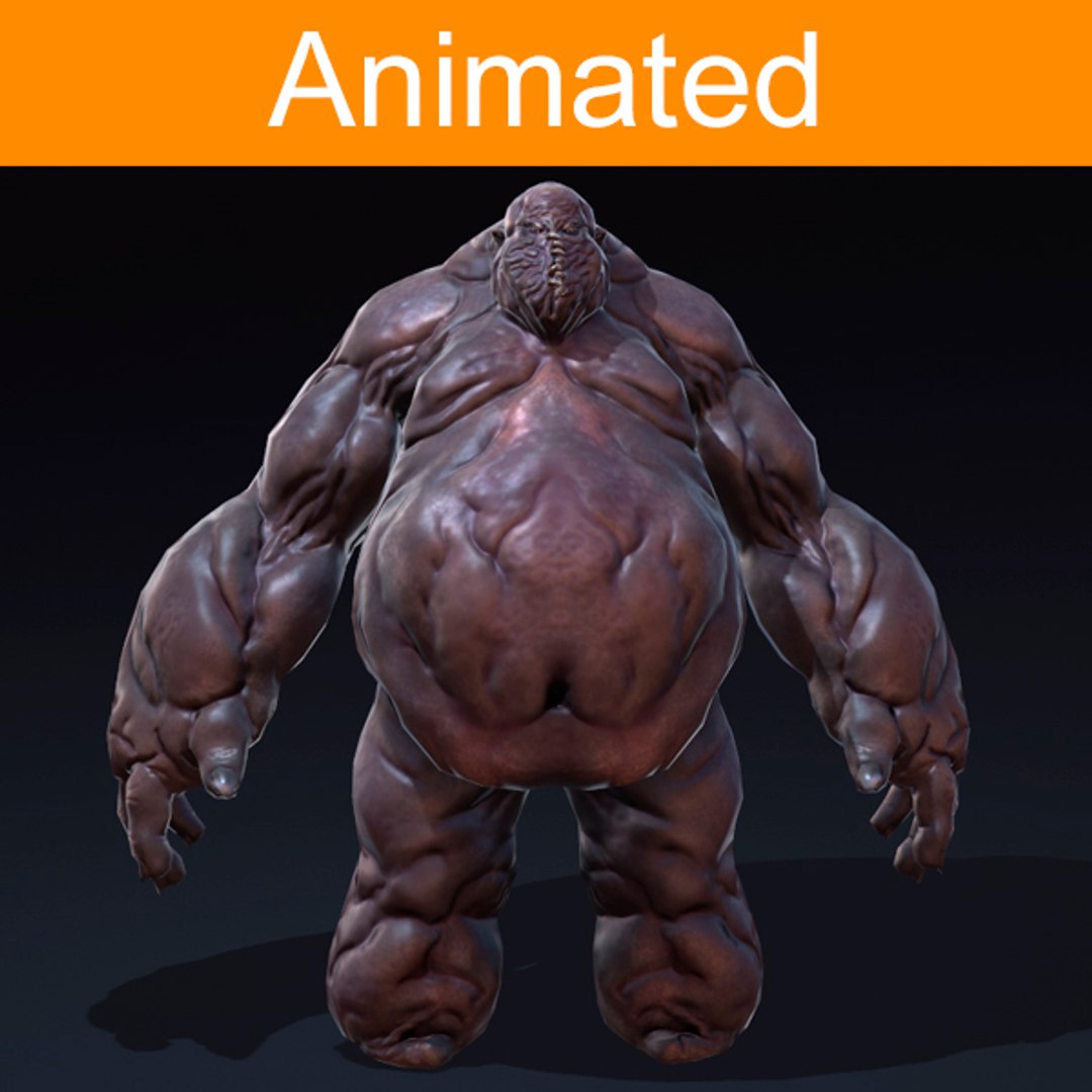Character Creature Fat 3d Model
