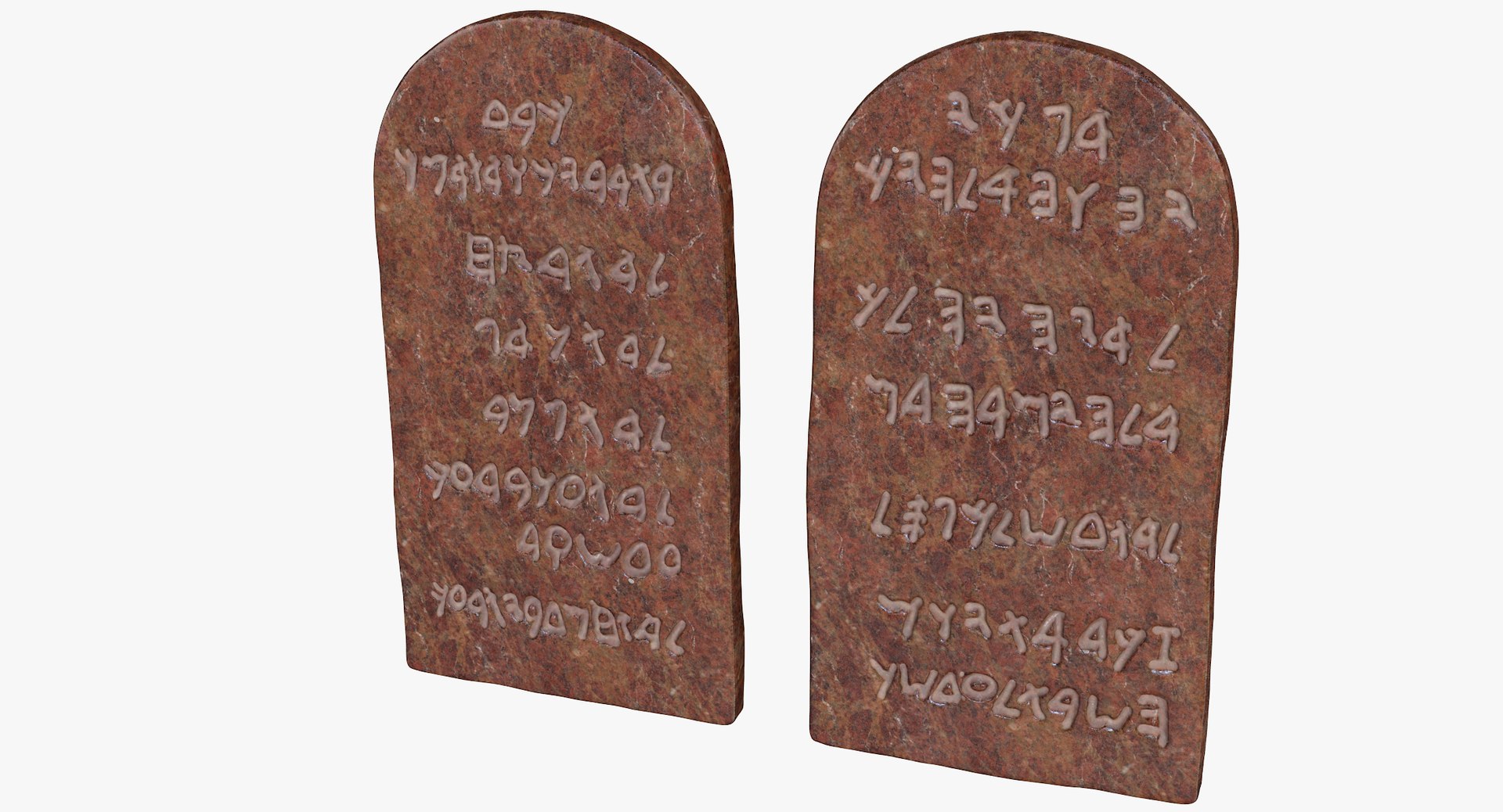 3D Tablets Stone - TurboSquid 1309210