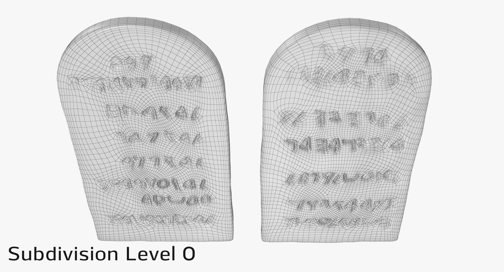 3D Tablets Stone - TurboSquid 1309210