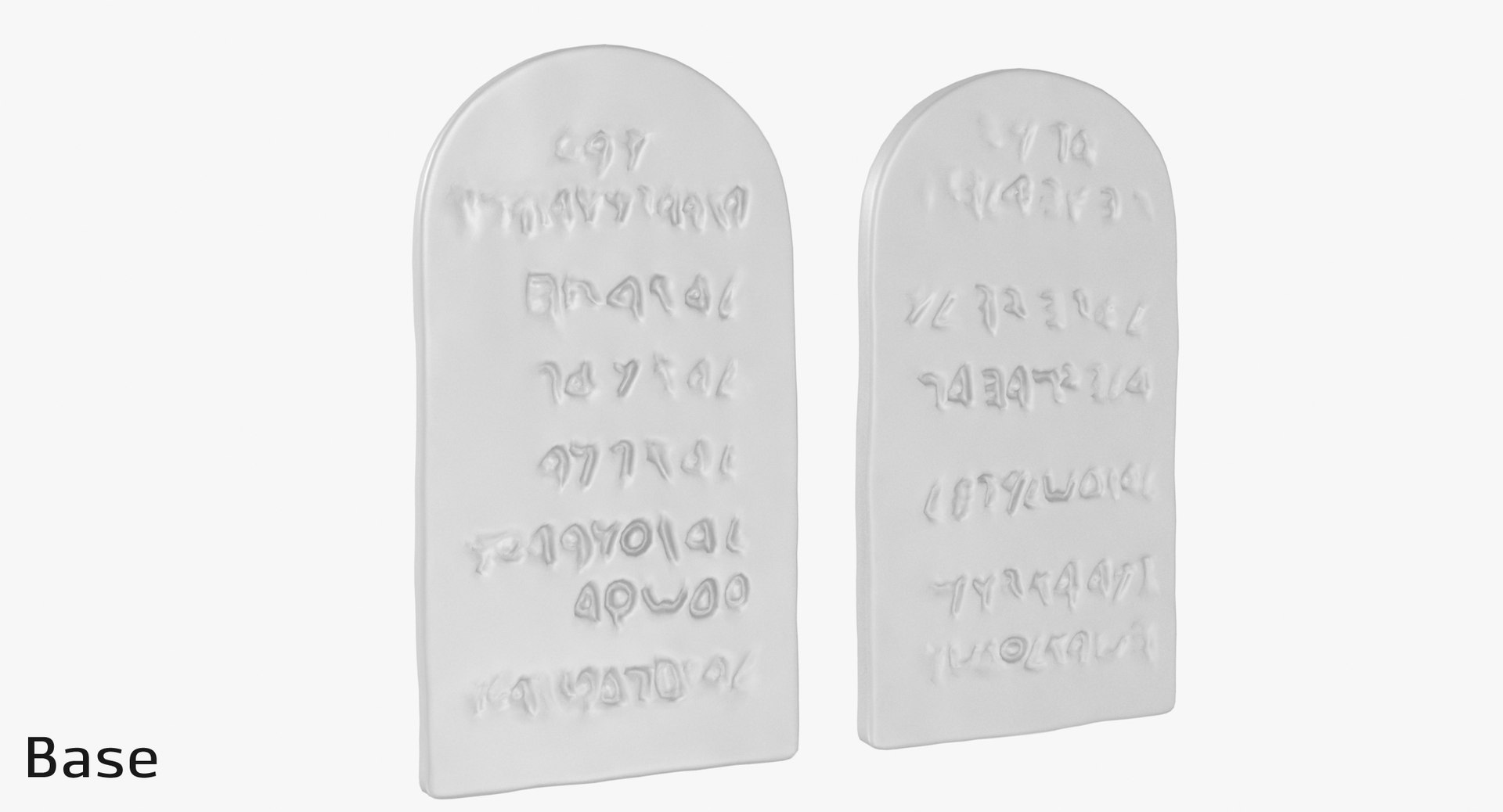 3D Tablets Stone - TurboSquid 1309210