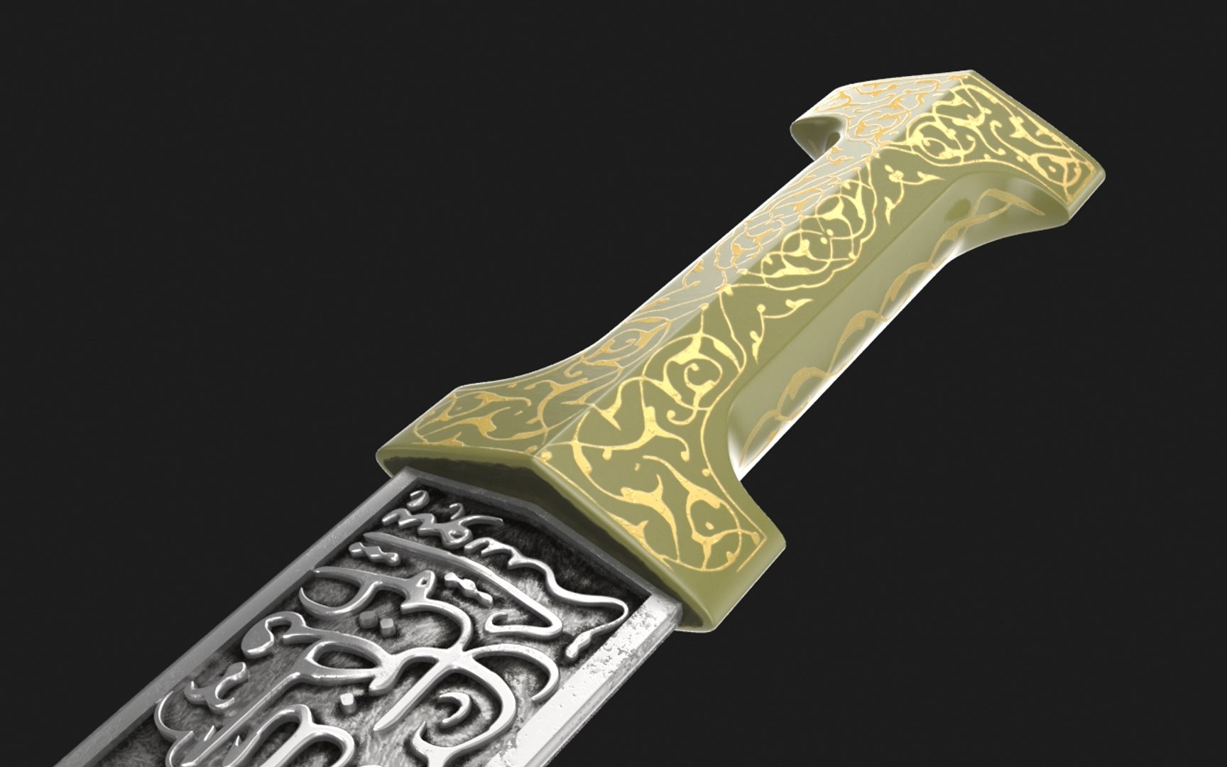 Persian dagger model - TurboSquid 1262021