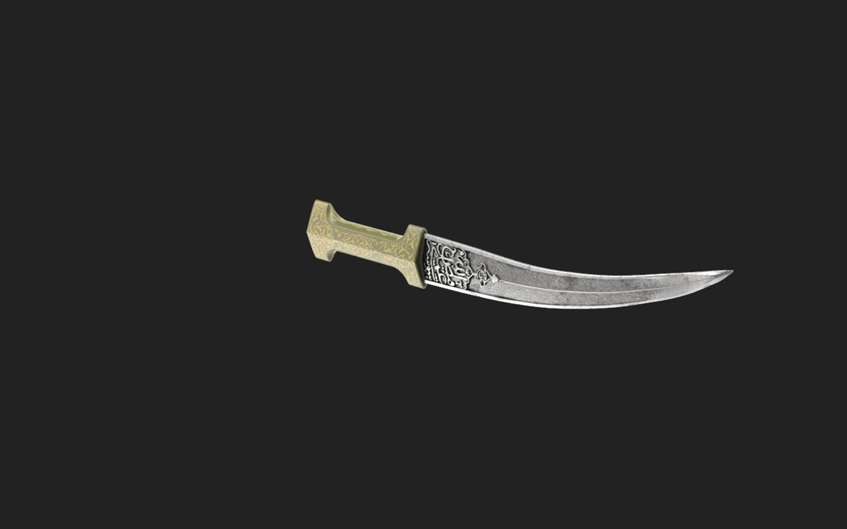 Persian dagger model - TurboSquid 1262021