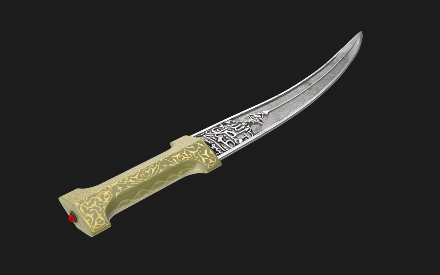 Persian dagger model - TurboSquid 1262021