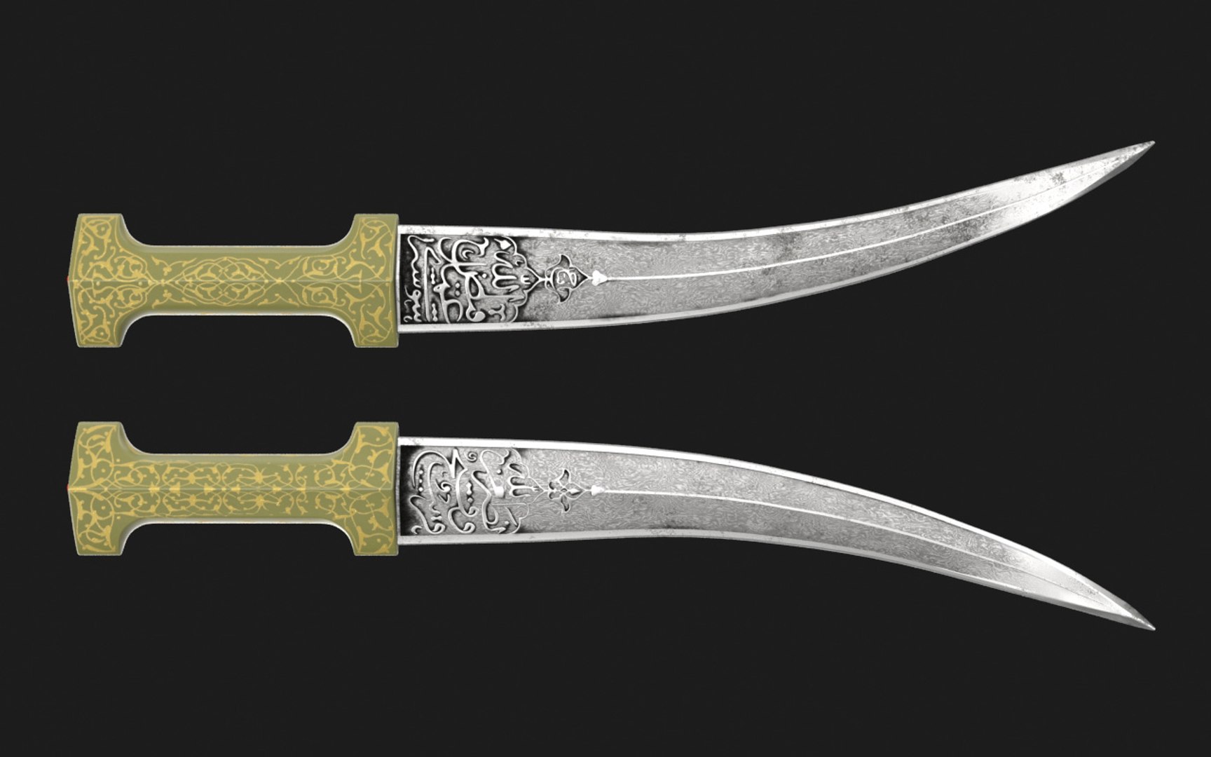 Persian dagger model - TurboSquid 1262021