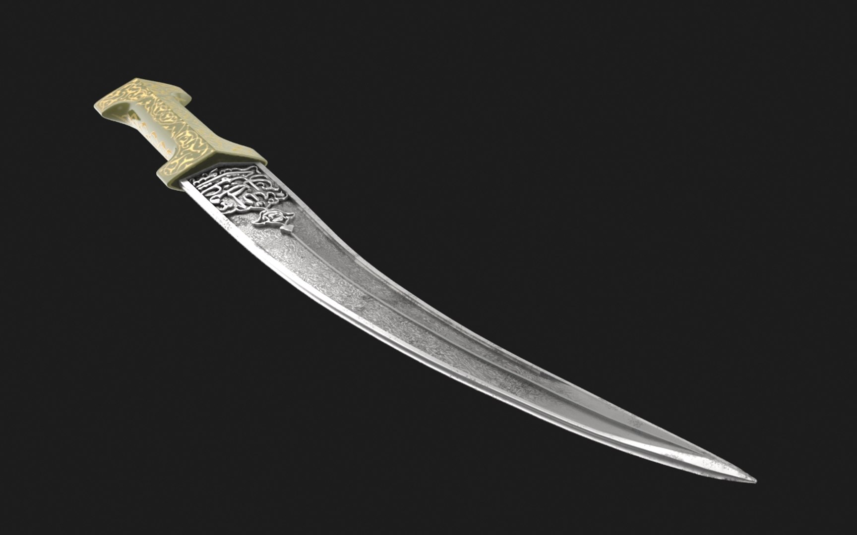 Persian dagger model - TurboSquid 1262021