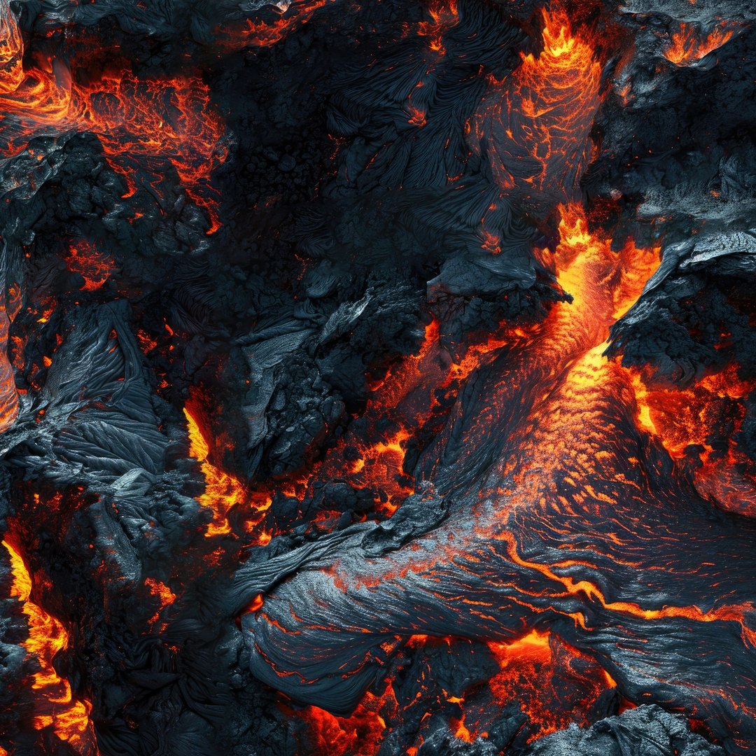3D Model Volcanic Lava HD 8K - TurboSquid 2173425