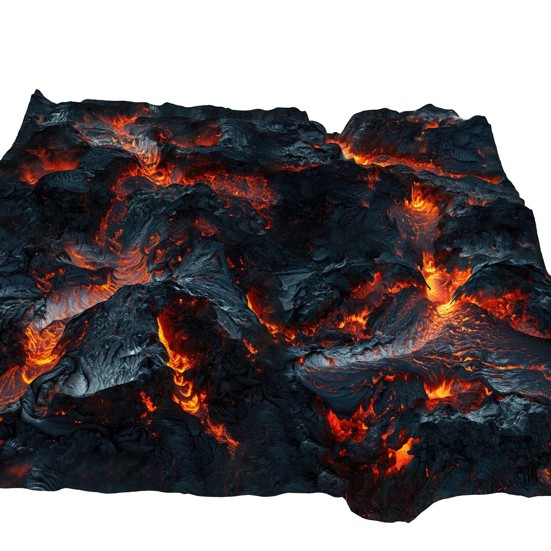 3D Model Volcanic Lava HD 8K - TurboSquid 2173425