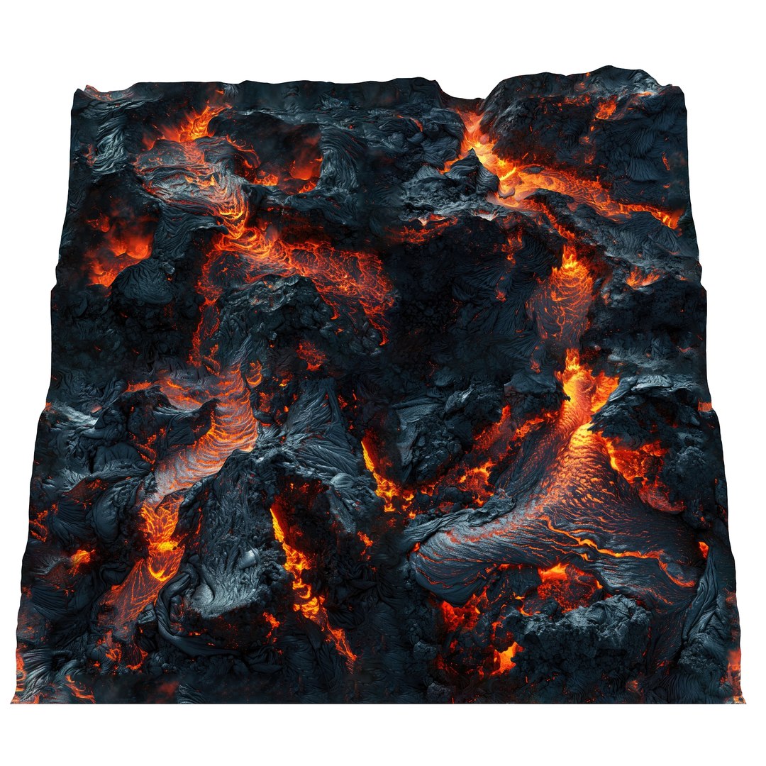 3D Model Volcanic Lava HD 8K - TurboSquid 2173425