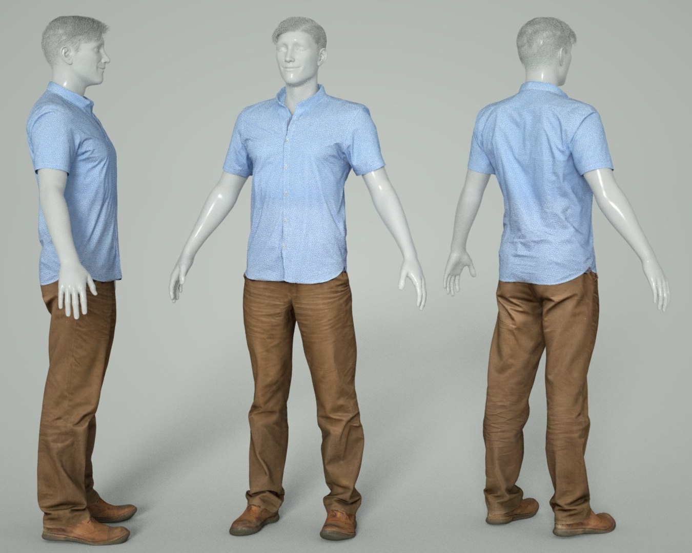 Male Clothing Outfit 3D - TurboSquid 1329834