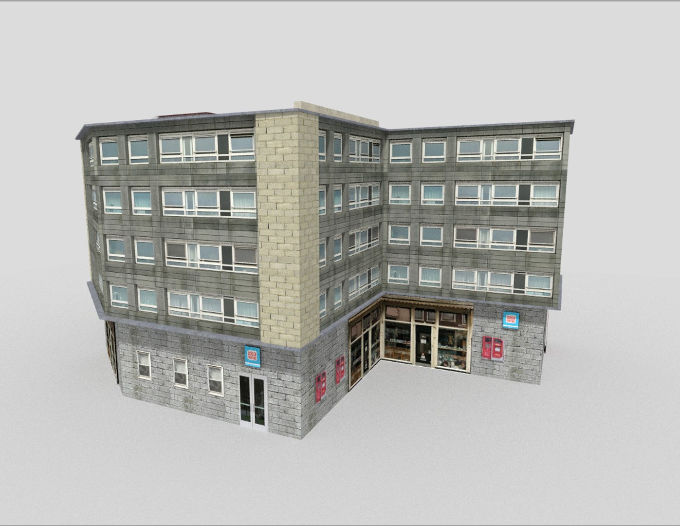 3d Building Games Model
