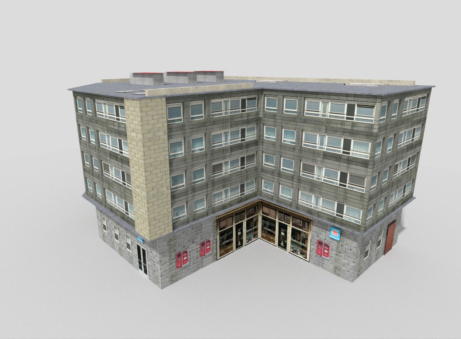 3d Building Games Model
