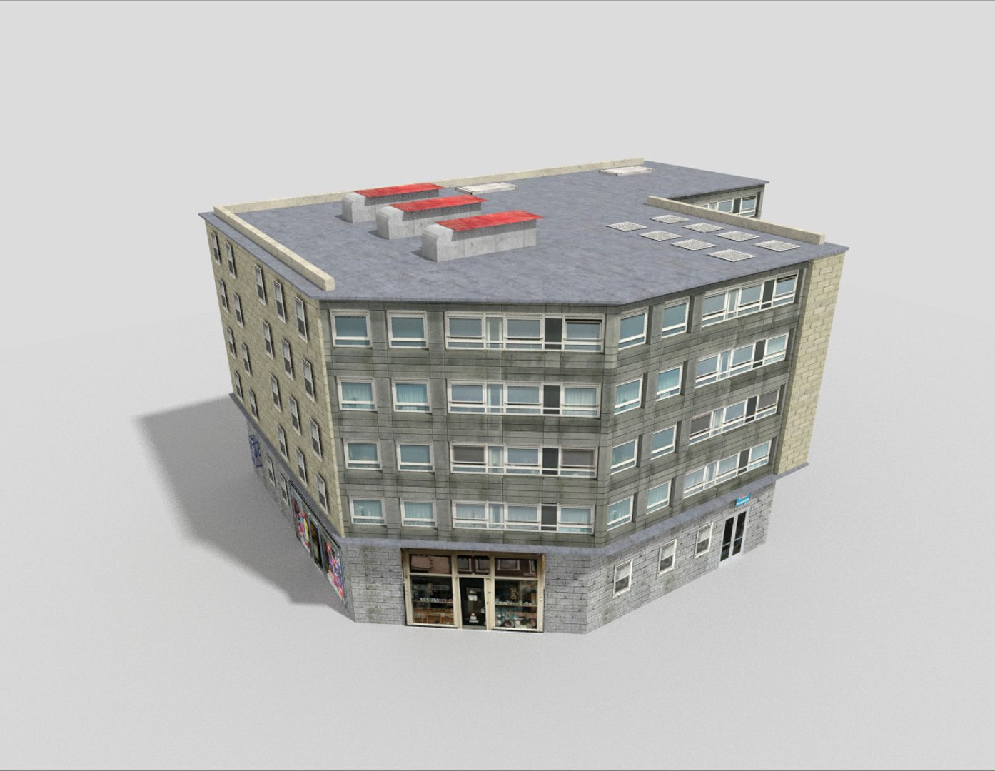3d Building Games Model