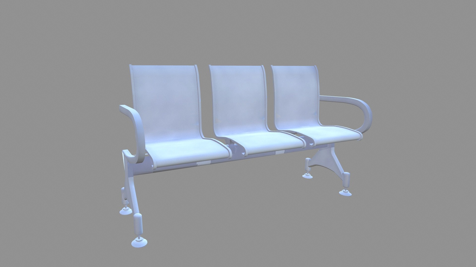 Waiting Chair Set 3D Model - TurboSquid 2299434