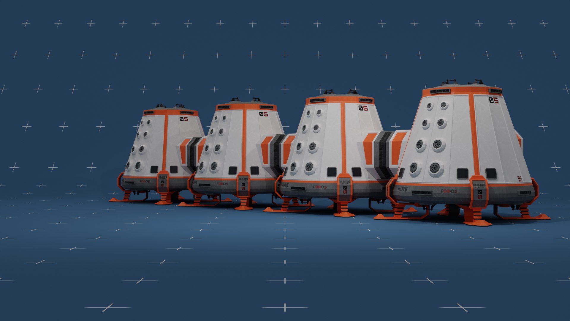 3D MARS SciFi Container Base 02 Model - TurboSquid 2219218