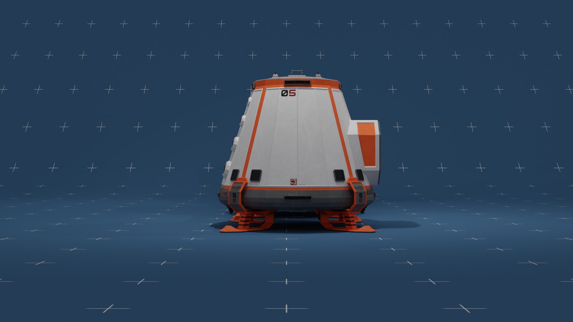 3D MARS SciFi Container Base 02 Model - TurboSquid 2219218