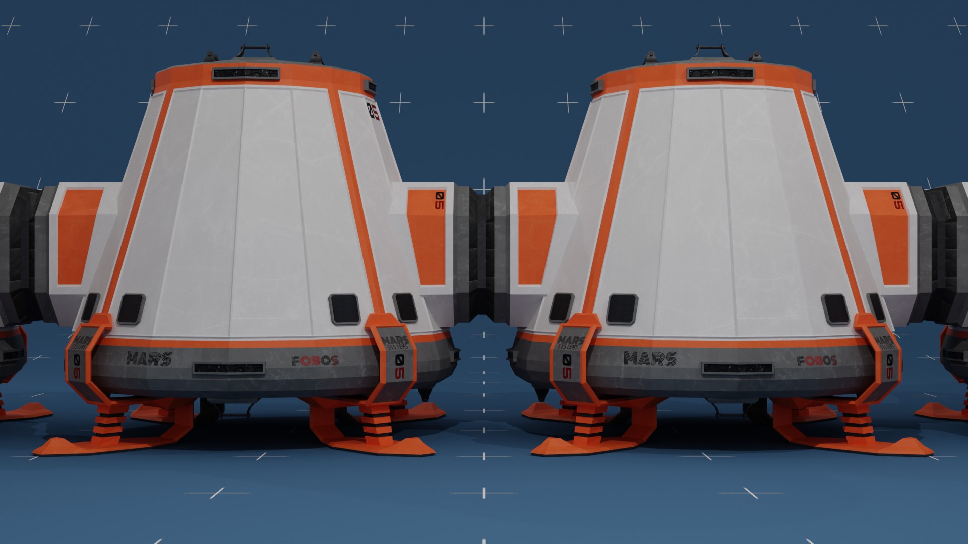 3D MARS SciFi Container Base 02 Model - TurboSquid 2219218