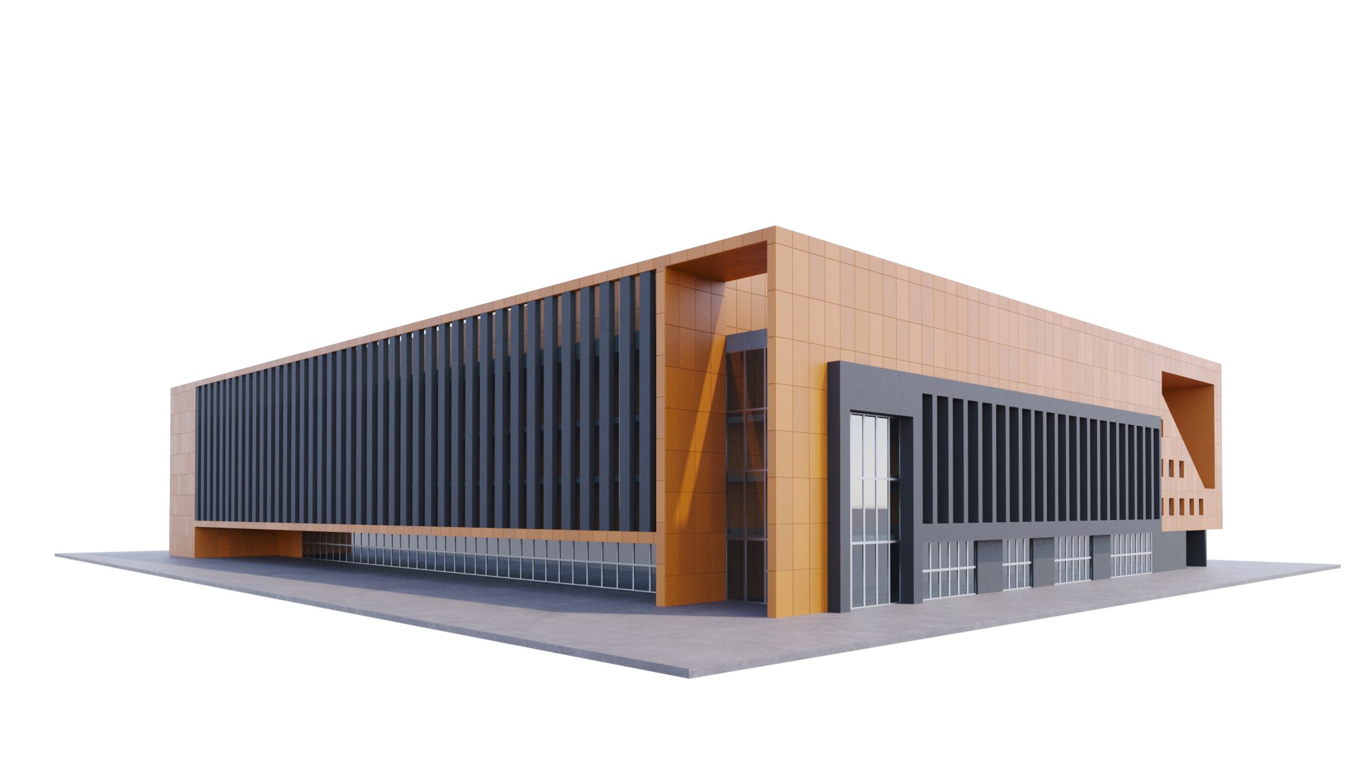 3D Model Commercial Building - TurboSquid 2270379