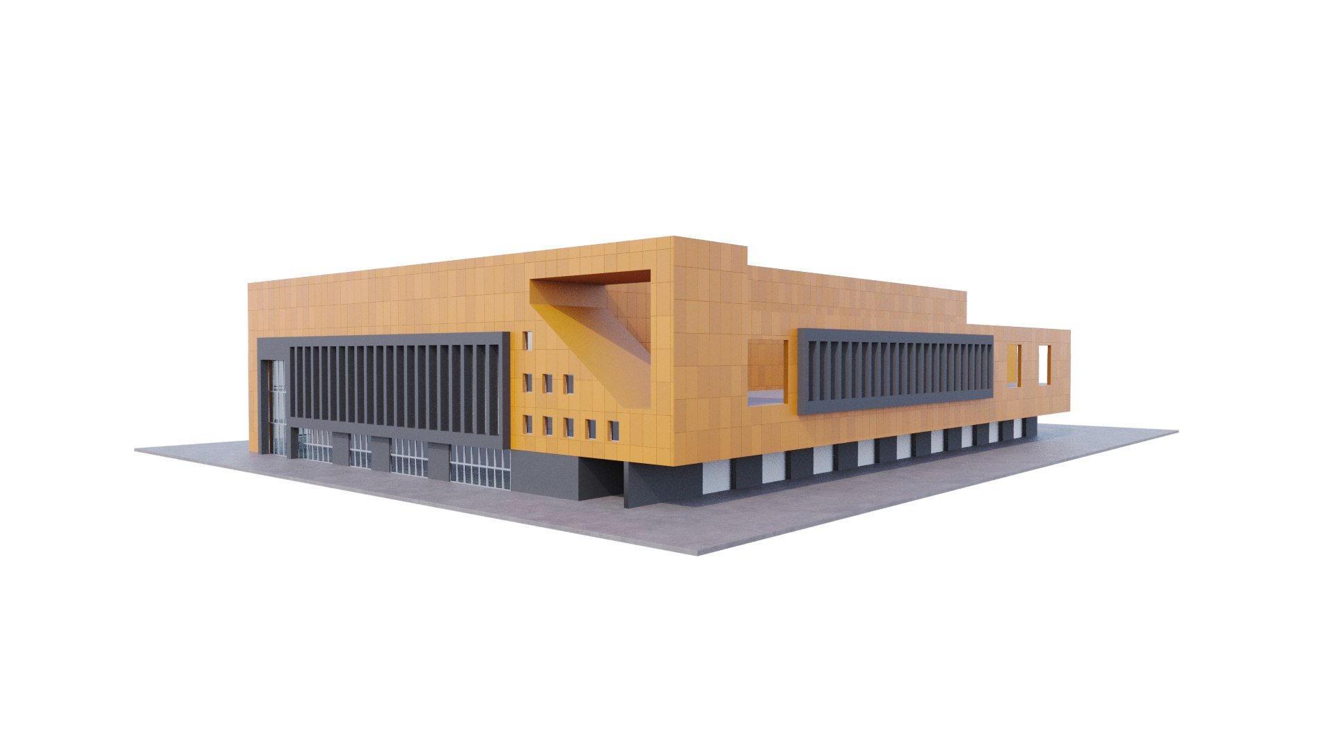3D Model Commercial Building - TurboSquid 2270379