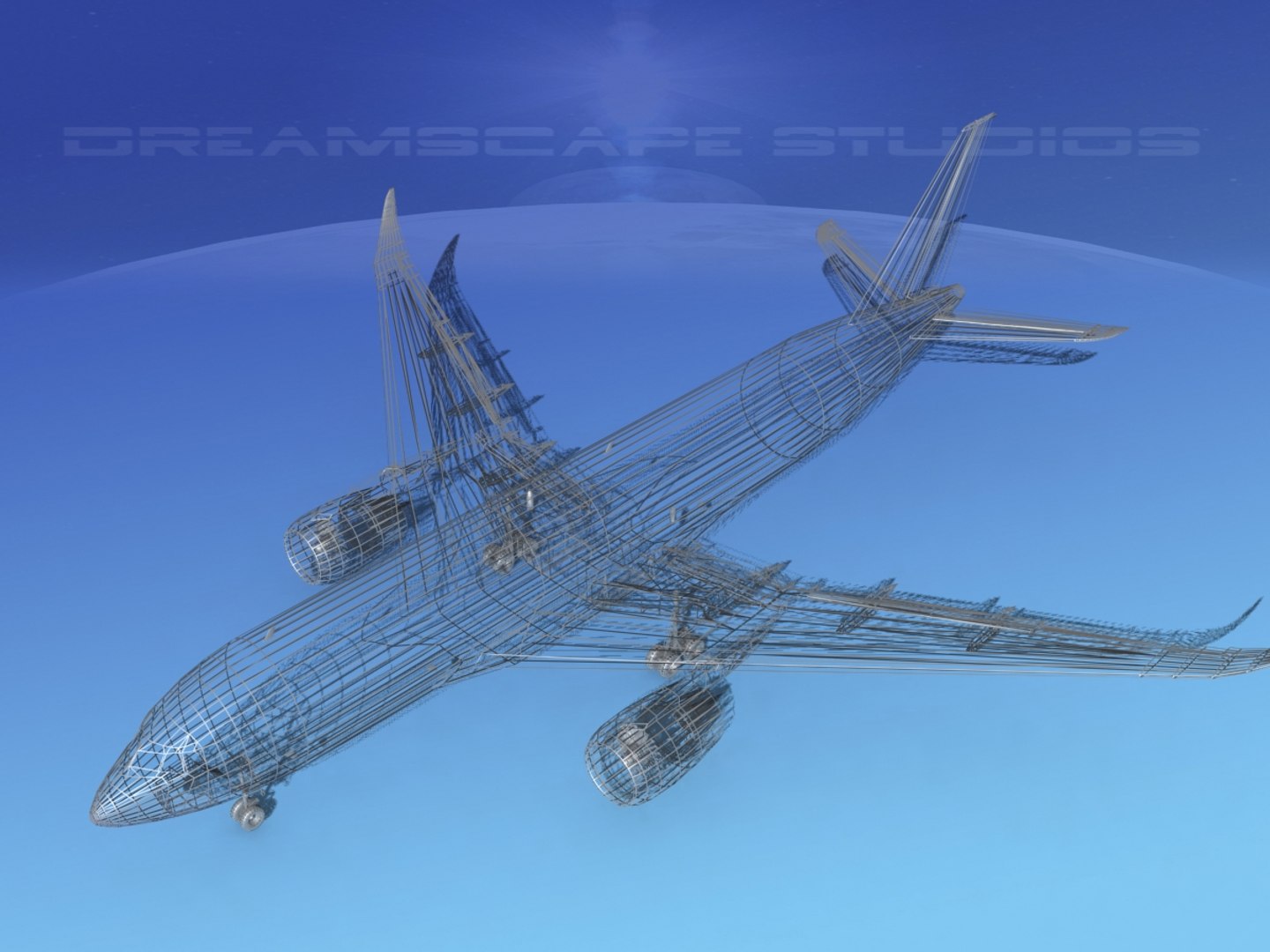 3d Model Airbus A350