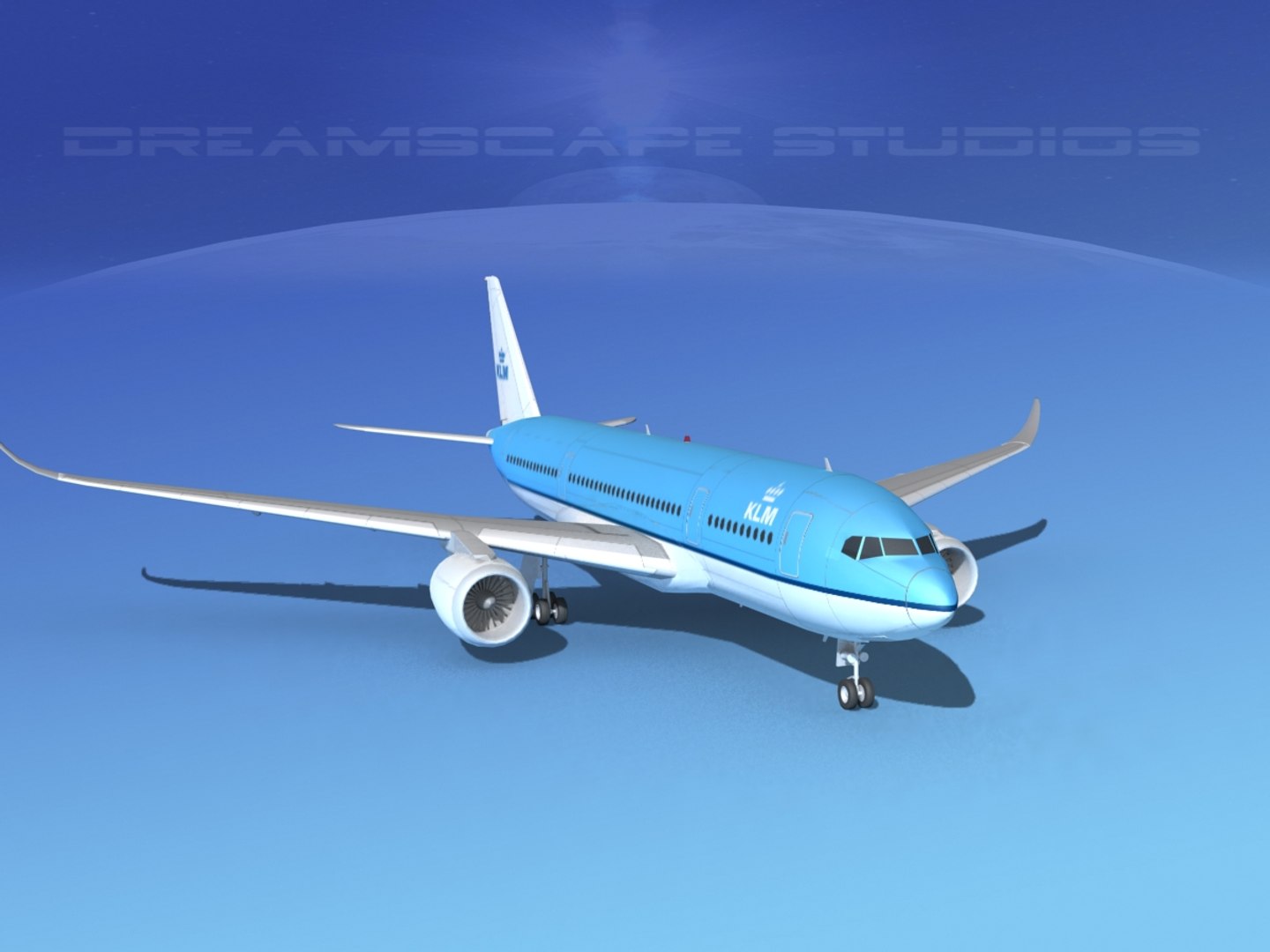 3d Model Airbus A350