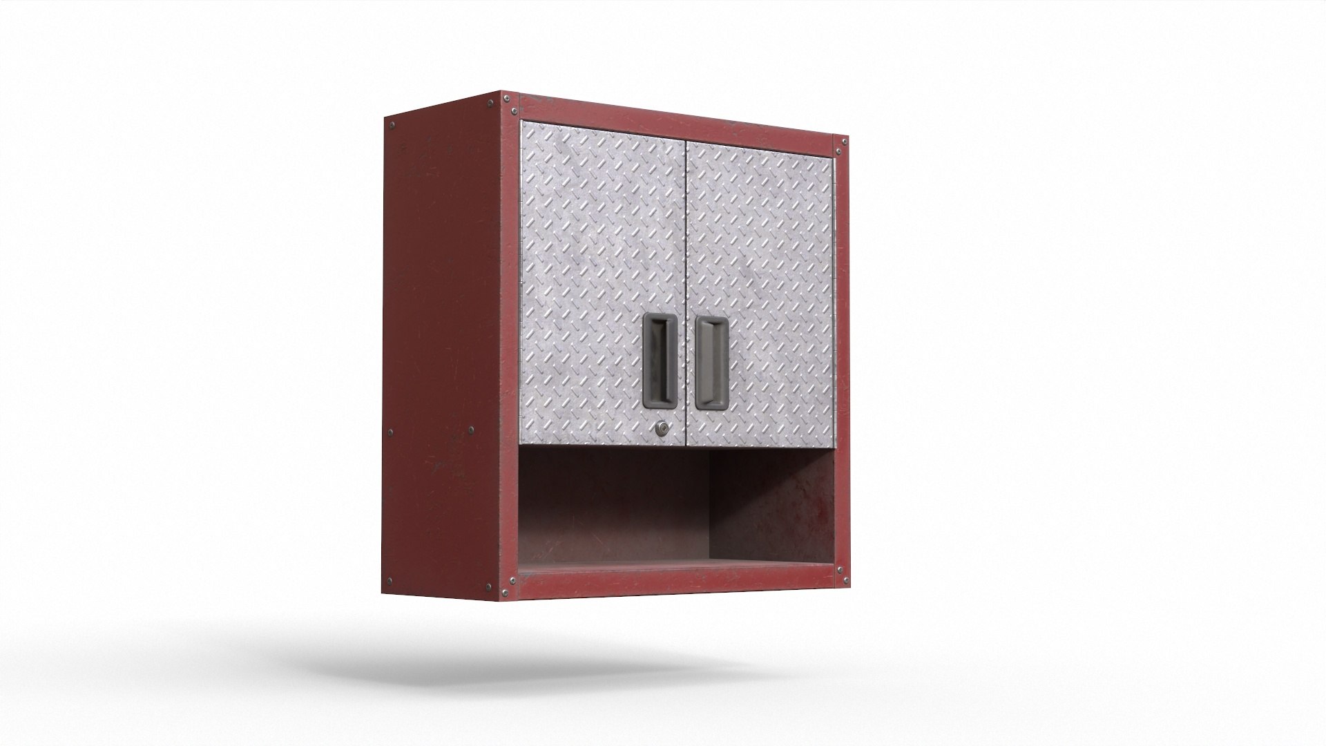 3D 2 Wall Mounted Storage Cabinet 2d1o - TurboSquid 2097947