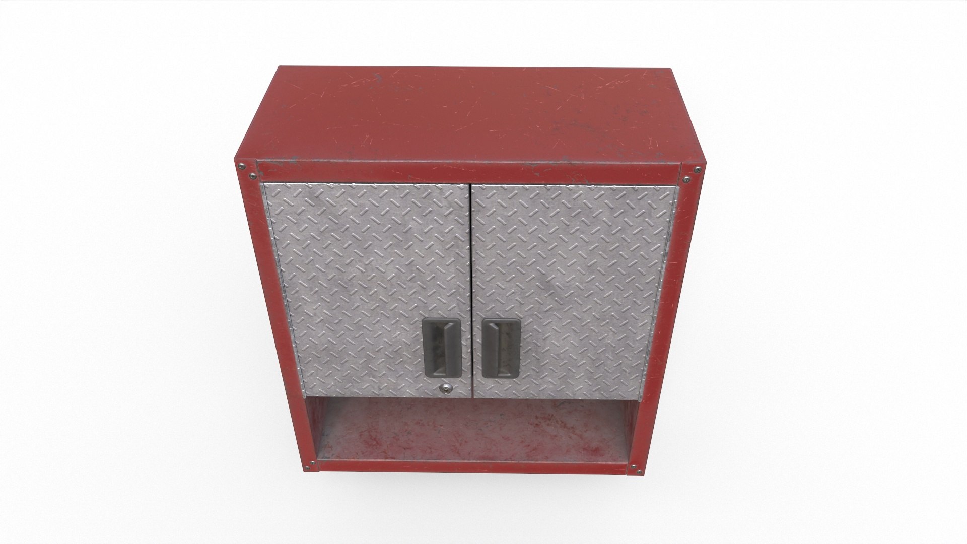 3D 2 Wall Mounted Storage Cabinet 2d1o - TurboSquid 2097947