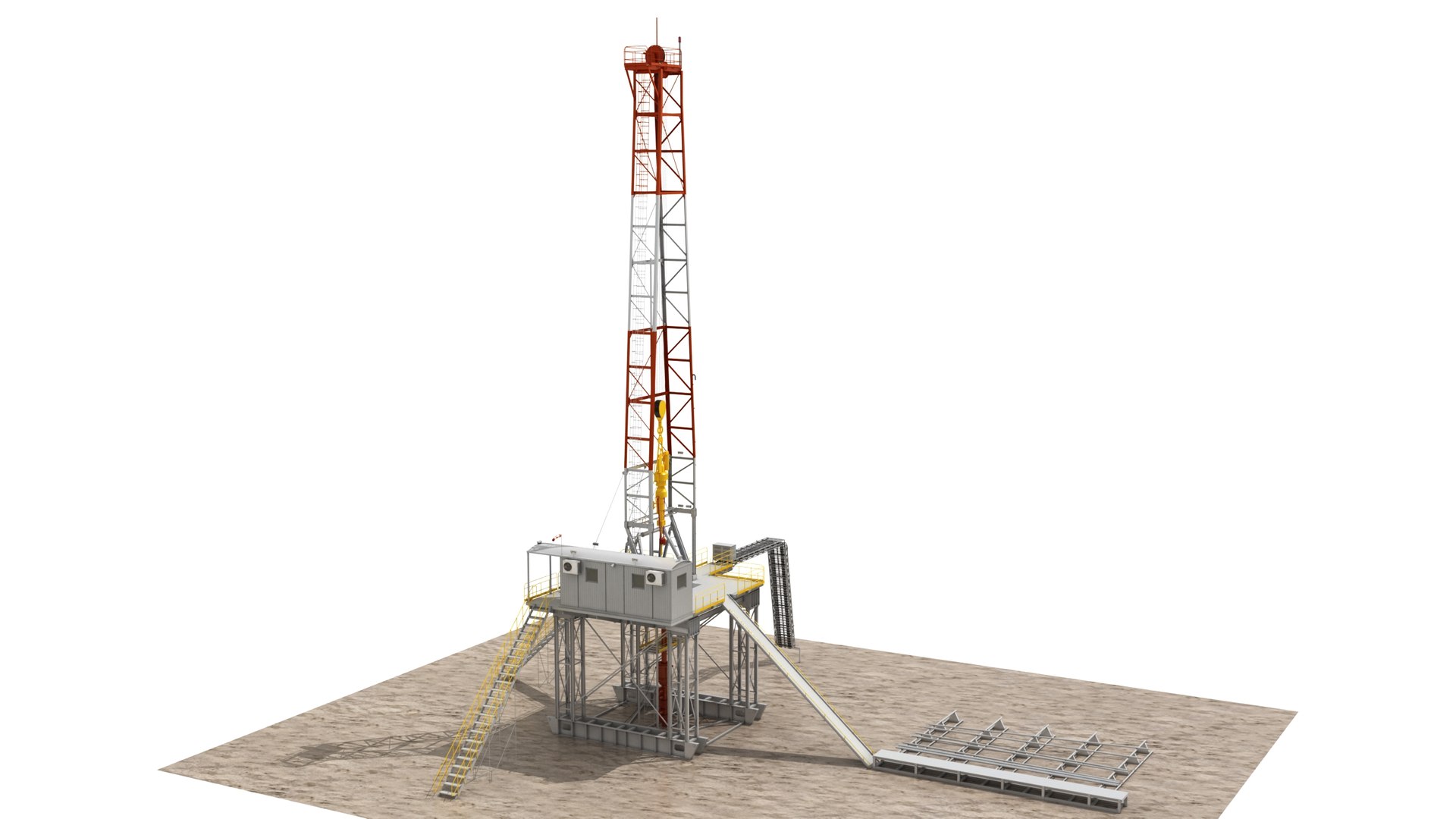 Land Rig 3D Model - TurboSquid 1288885