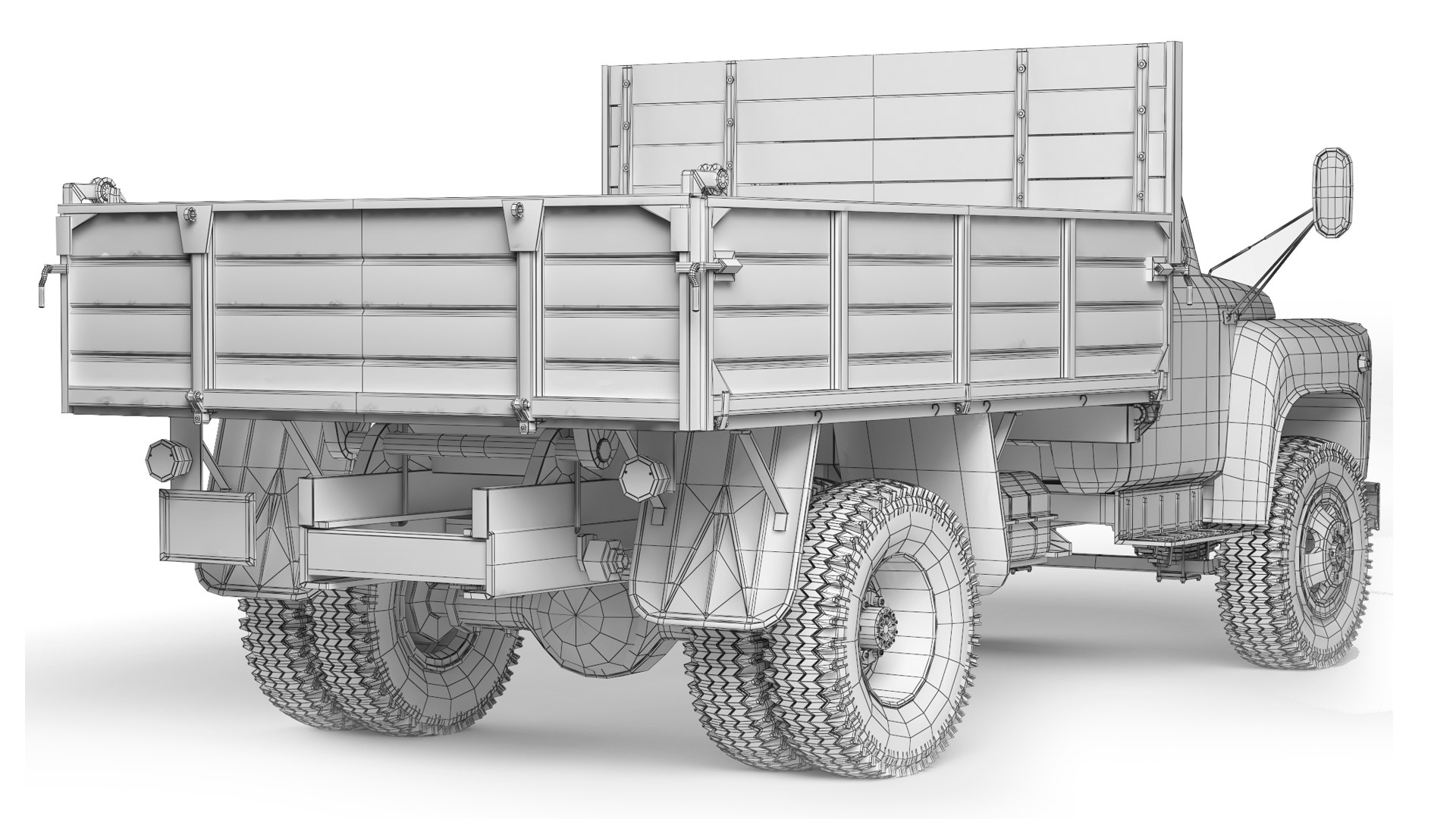 3D Model GAZ 52 SAZ 3503 1976 - TurboSquid 2020330