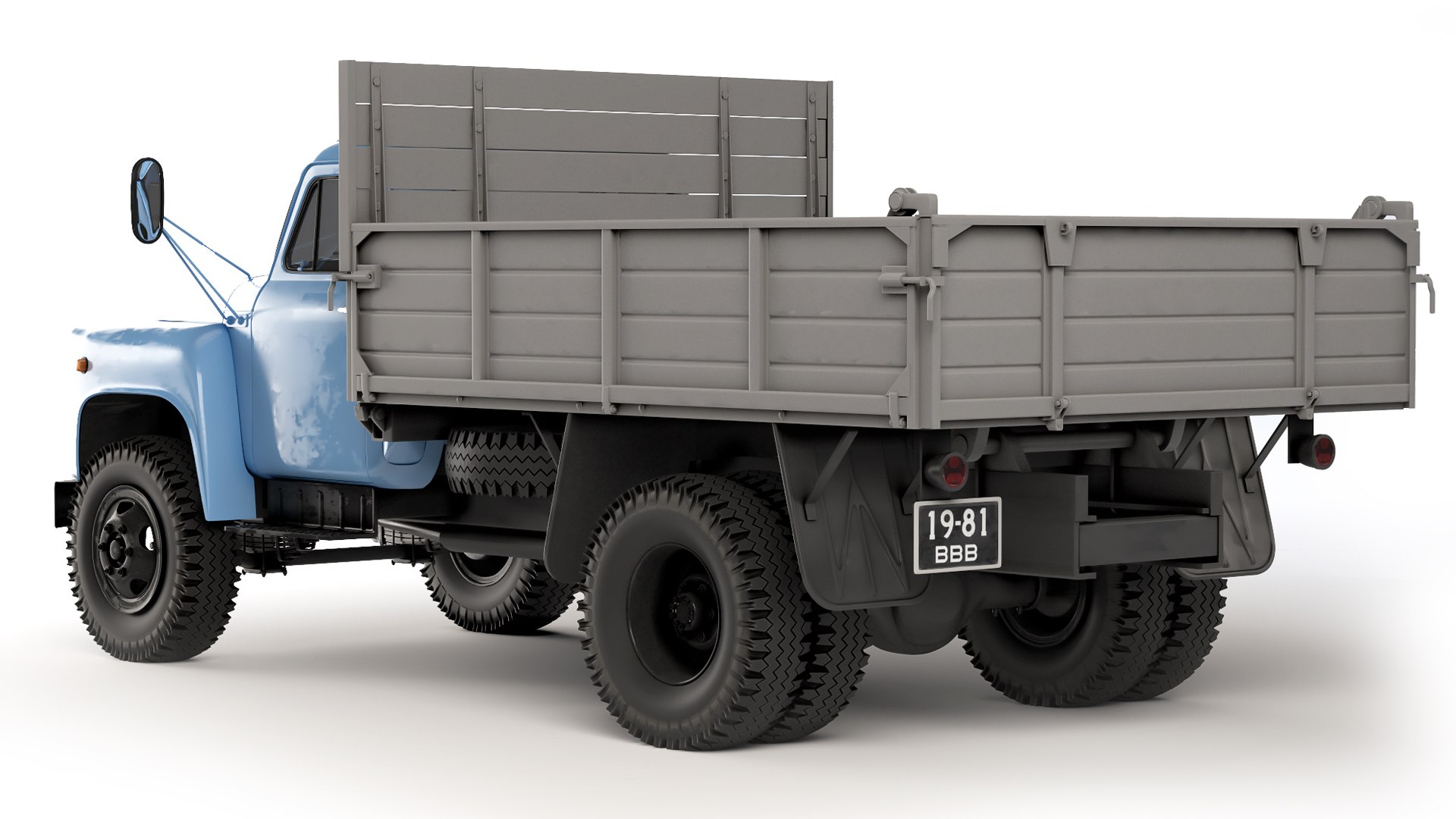 3D Model GAZ 52 SAZ 3503 1976 - TurboSquid 2020330