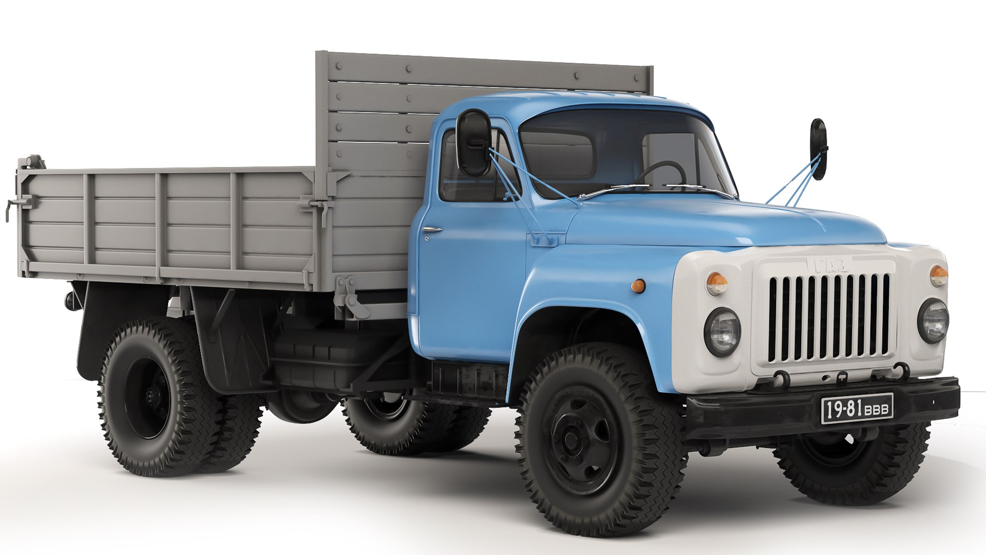 3D Model GAZ 52 SAZ 3503 1976 - TurboSquid 2020330