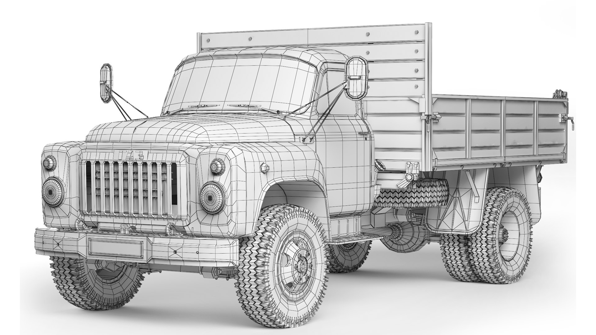 3D Model GAZ 52 SAZ 3503 1976 - TurboSquid 2020330