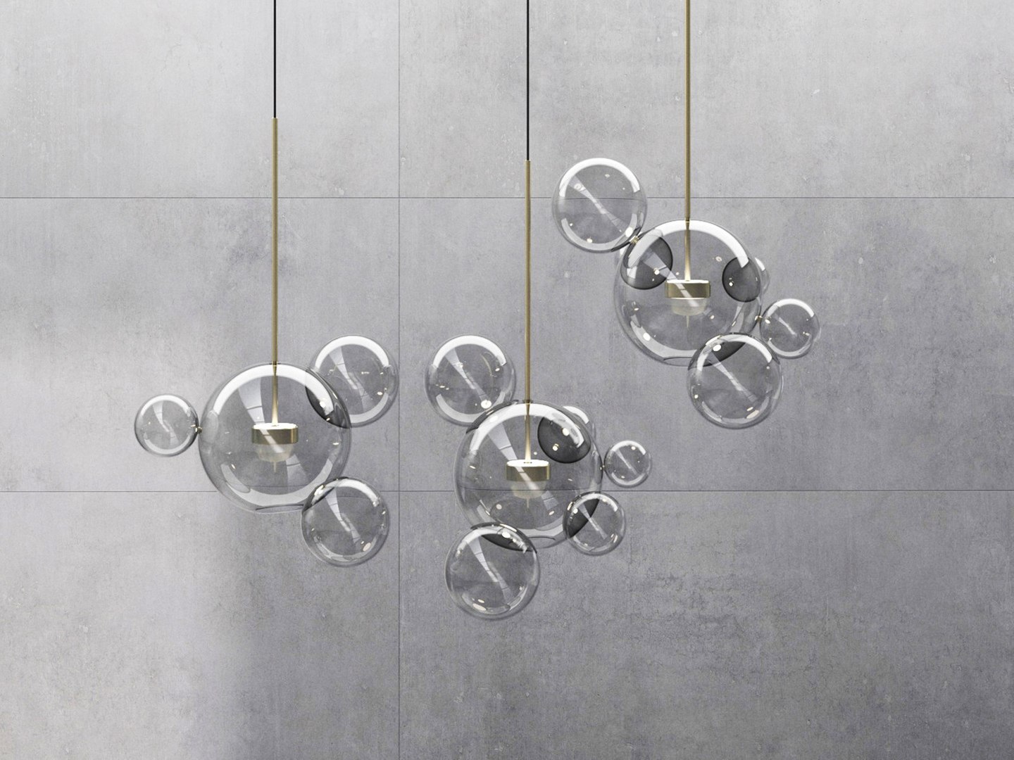 3D bolle bls4 bls6 pendant lamp - TurboSquid 1308618