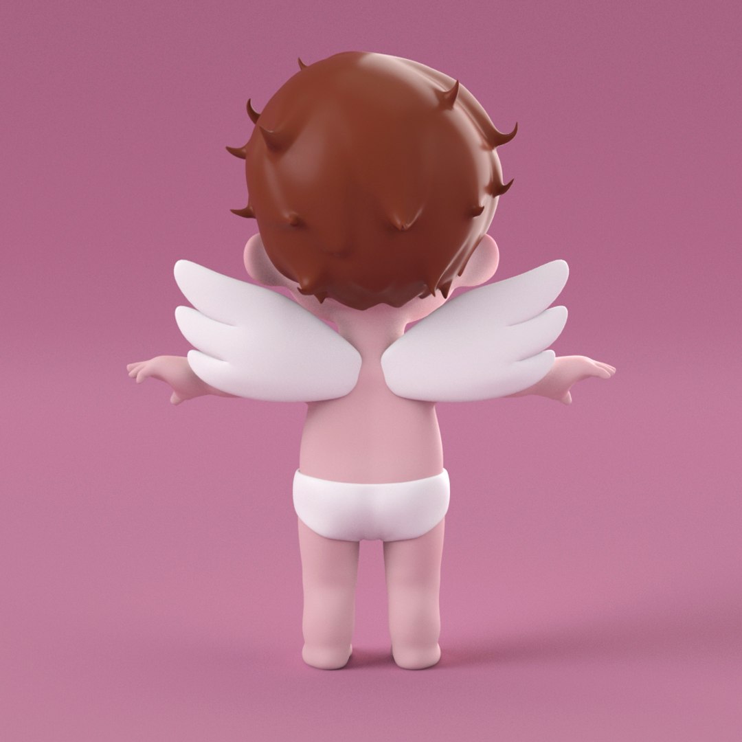 3D model cute cupid - TurboSquid 1609870
