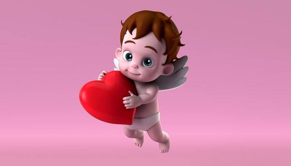3D model cute cupid - TurboSquid 1609870