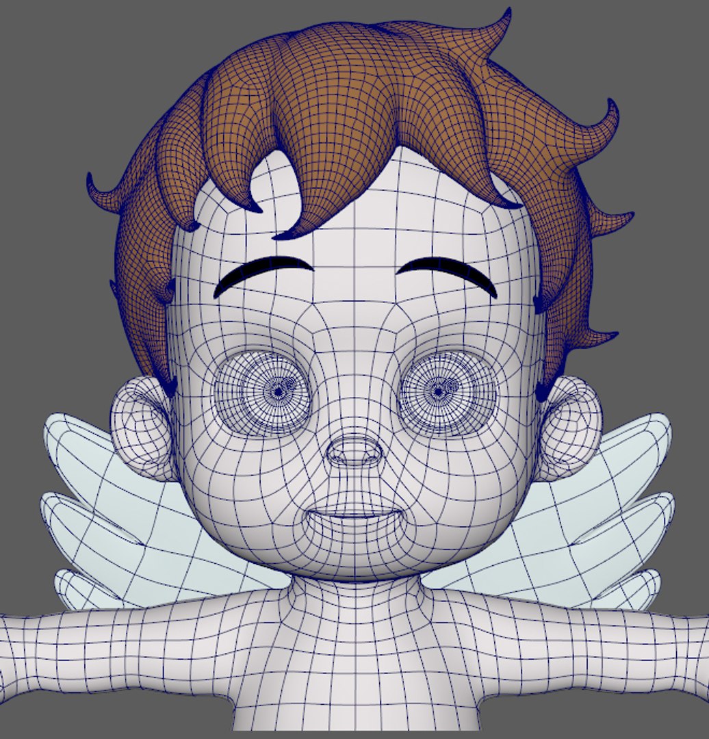 3D model cute cupid - TurboSquid 1609870