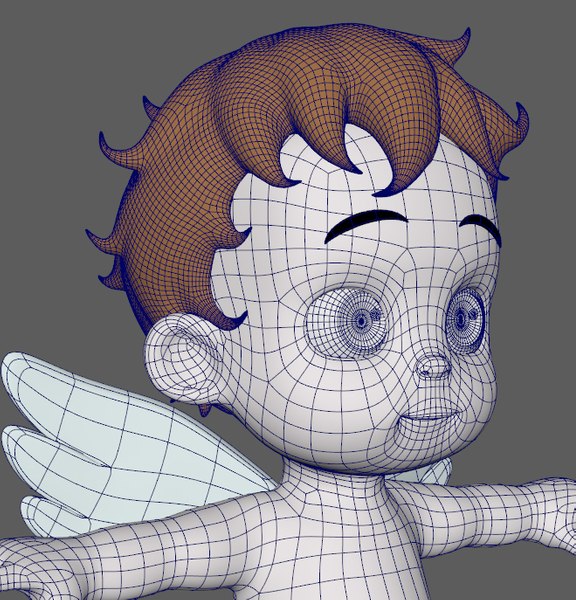 3D model cute cupid - TurboSquid 1609870