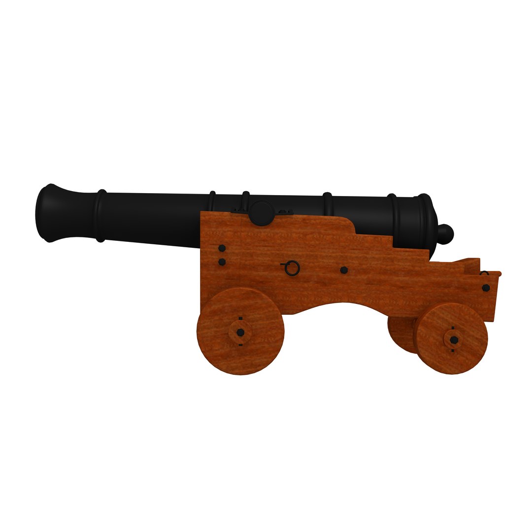 Naval Cannon Model - TurboSquid 1552733