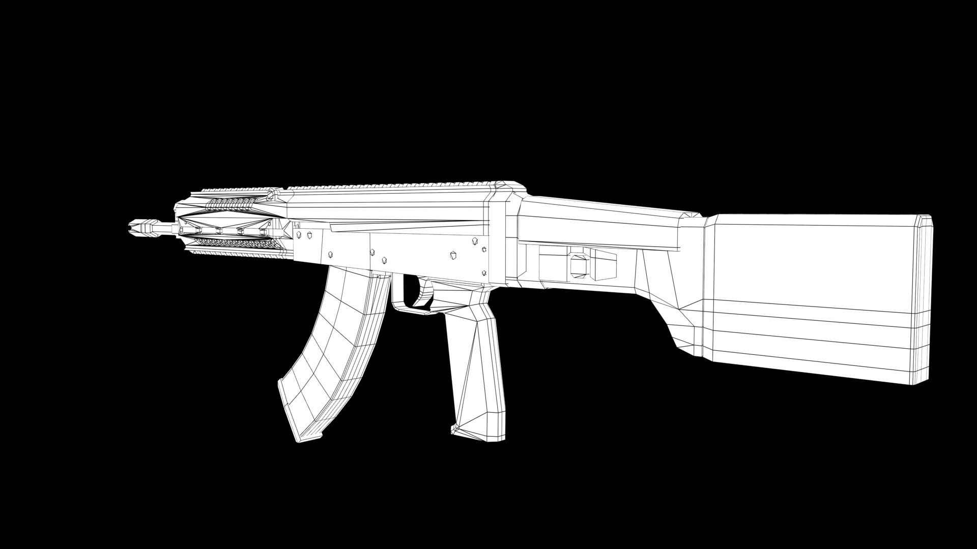 Assault Rifle Model - TurboSquid 2091885