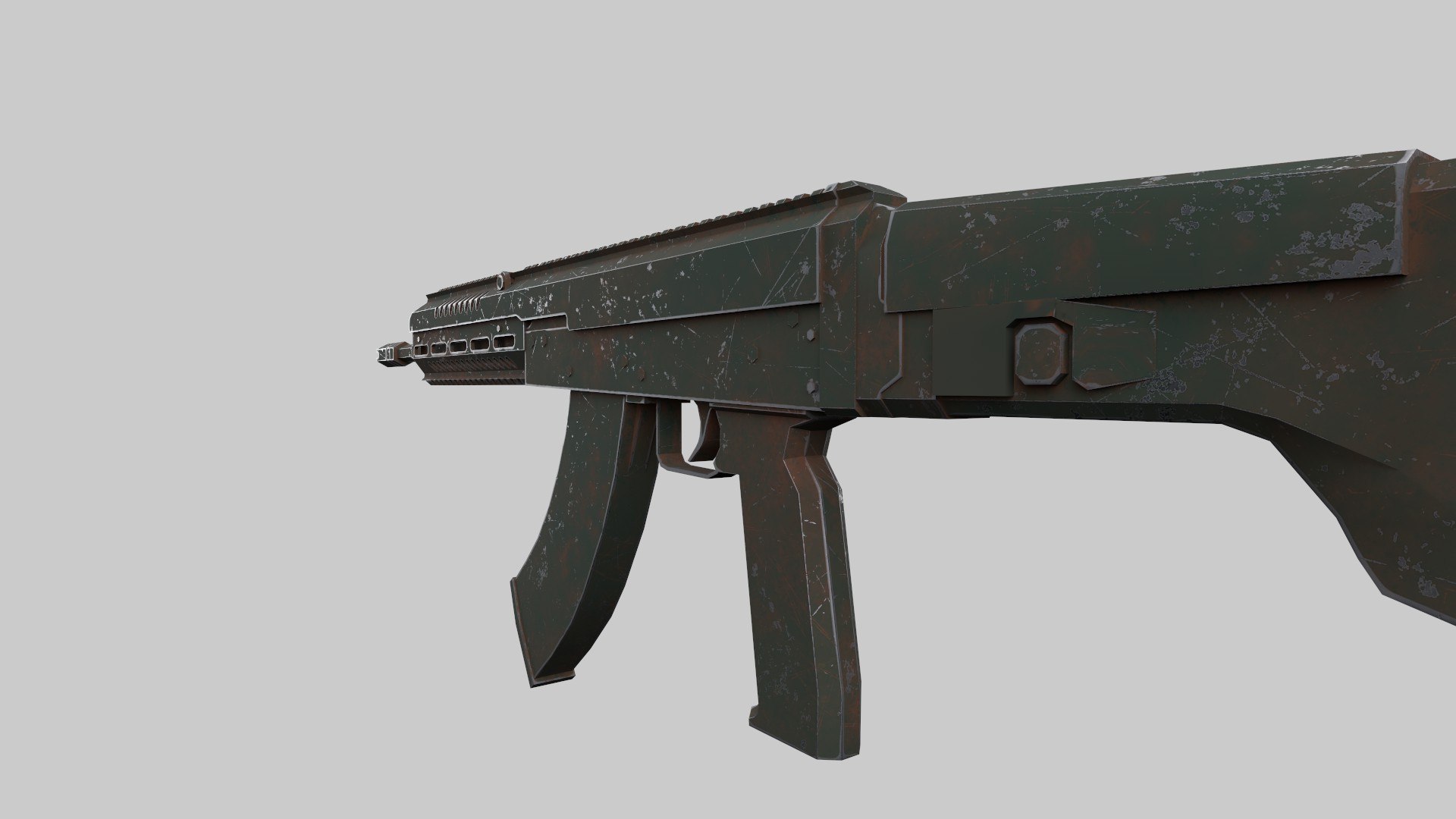 Assault Rifle Model - TurboSquid 2091885