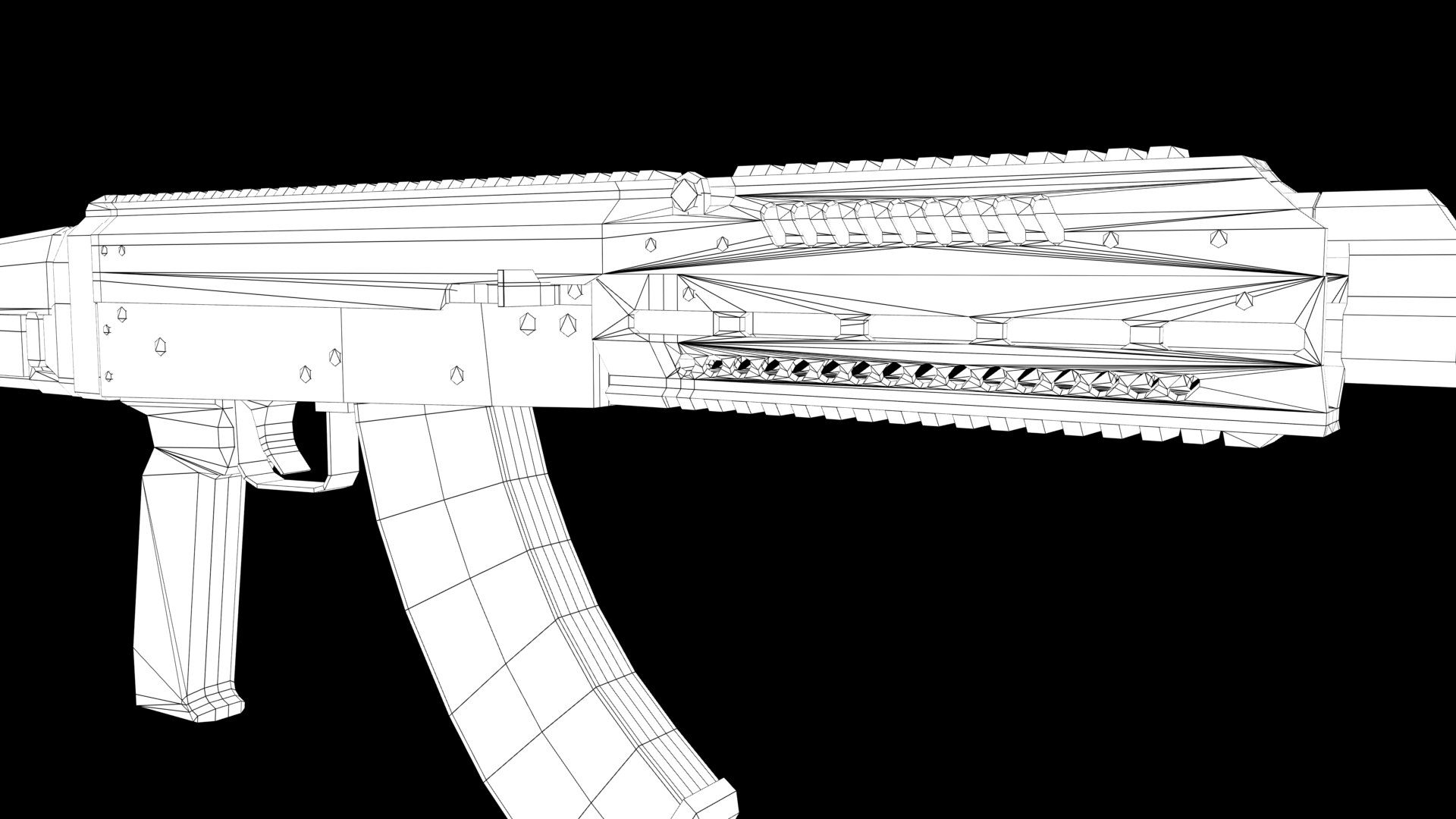 Assault Rifle Model - TurboSquid 2091885