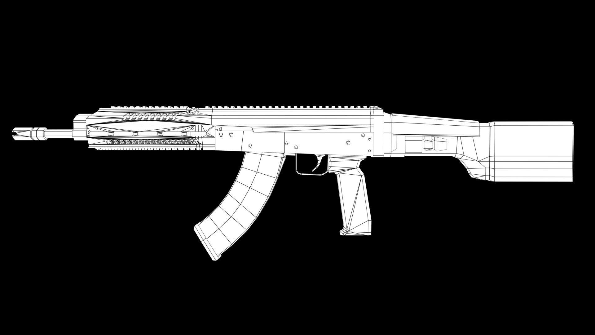 Assault Rifle Model - TurboSquid 2091885